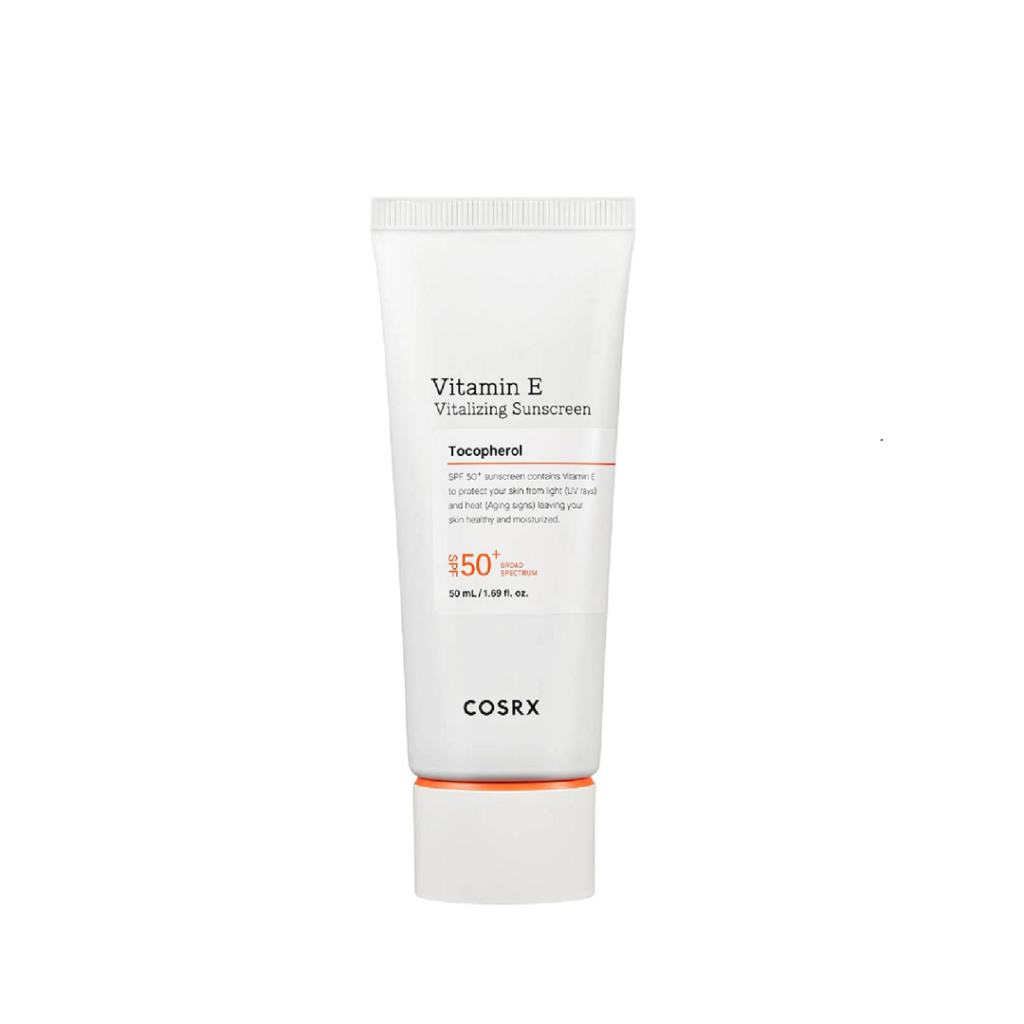 COSRX Vitamin E Vitalizing Sunscreen SPF 50+ 50ml - OLPEO